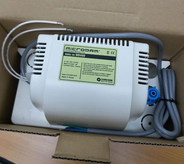 Máy bơm nước ngưng Microdam MD400 hàn quốc giá rẻ